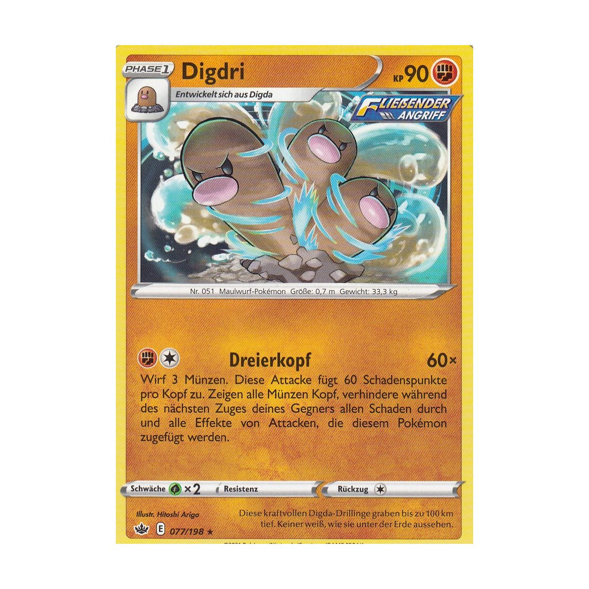 Digdri 077/198 Schaurige Herrschaft Pokemon Karte günstig kaufen