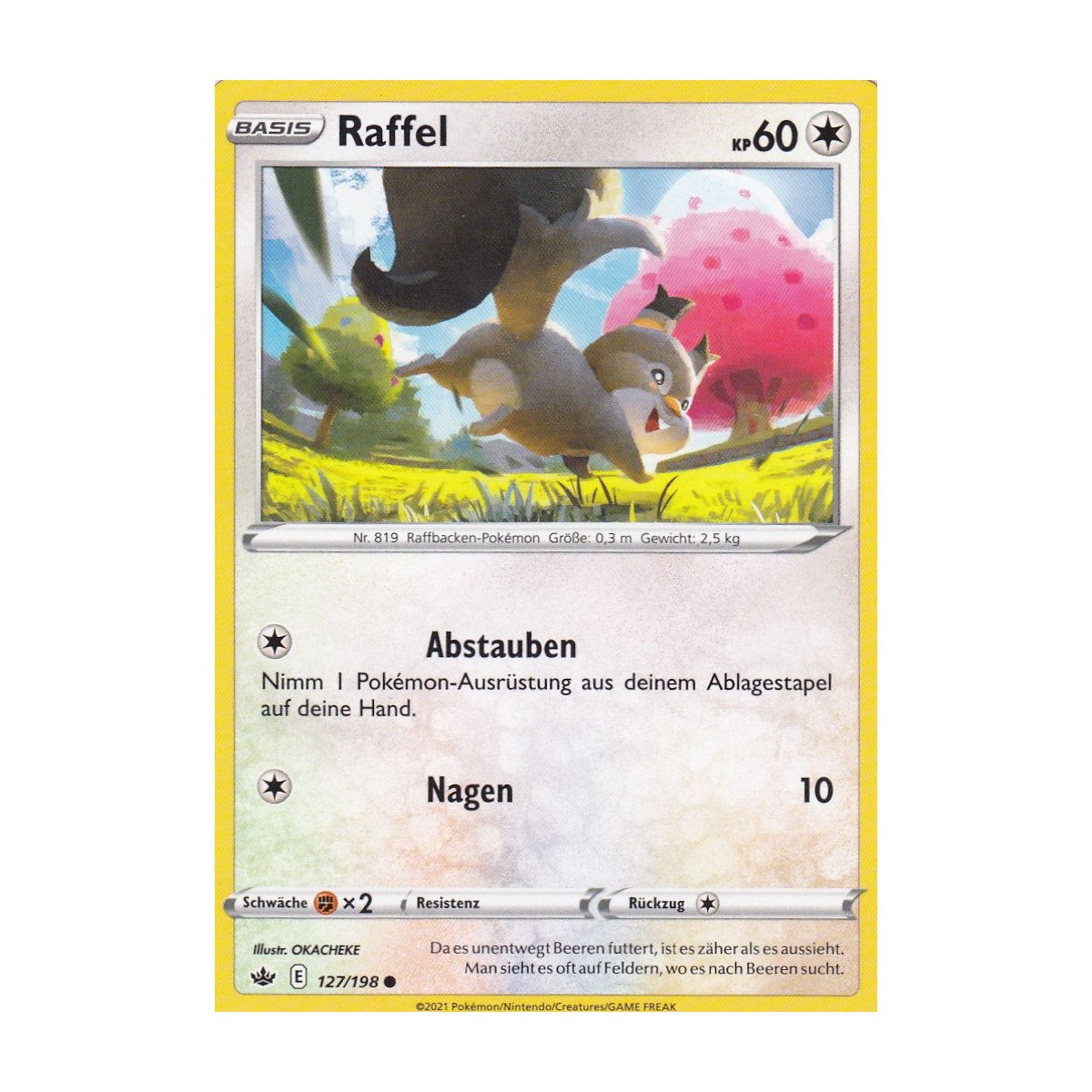 Raffel 127/198 Schaurige Herrschaft Pokemon Karte günstig kaufen