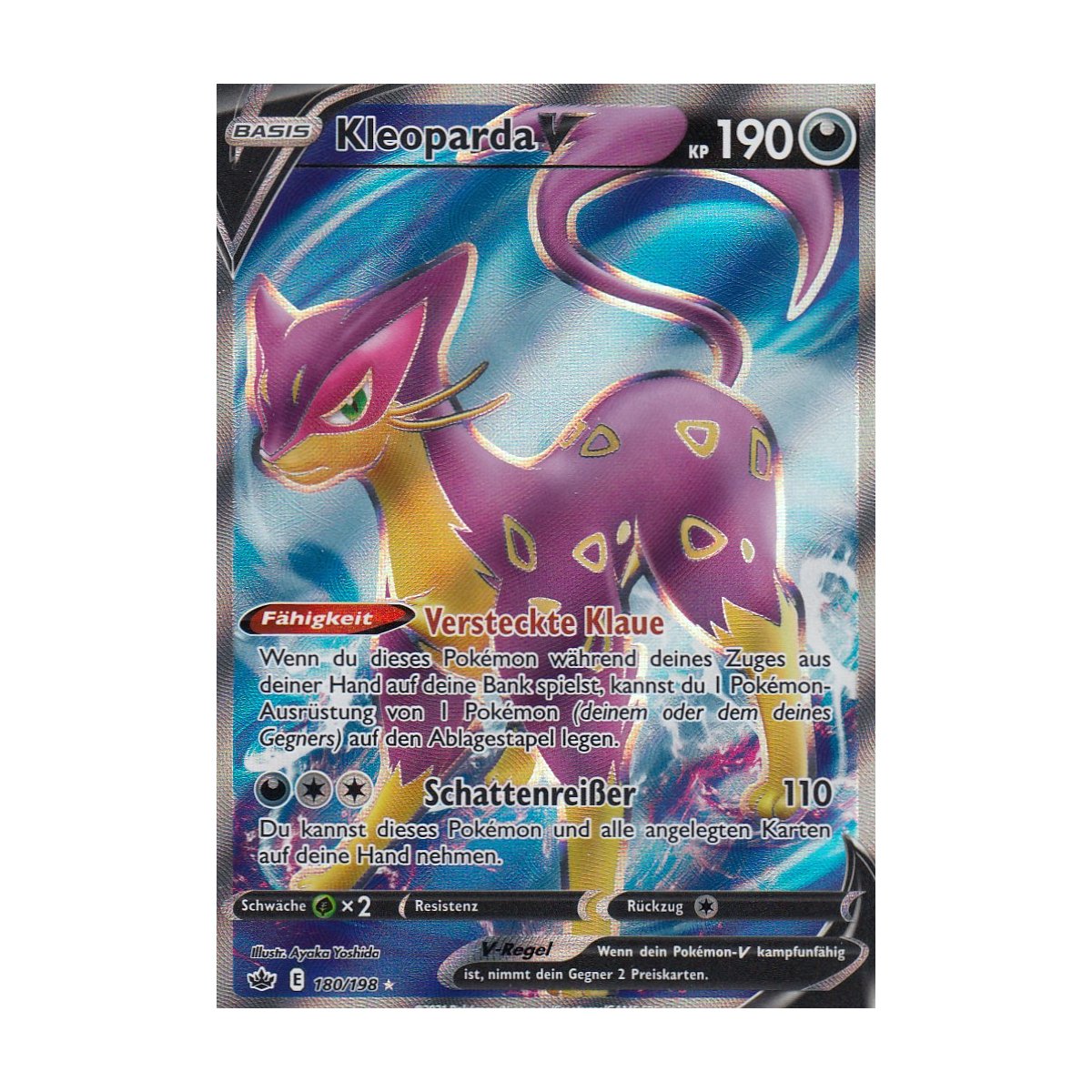 Kleoparda-V 180/198 FULLART Schaurige Herrschaft Pokemon Karte kaufen