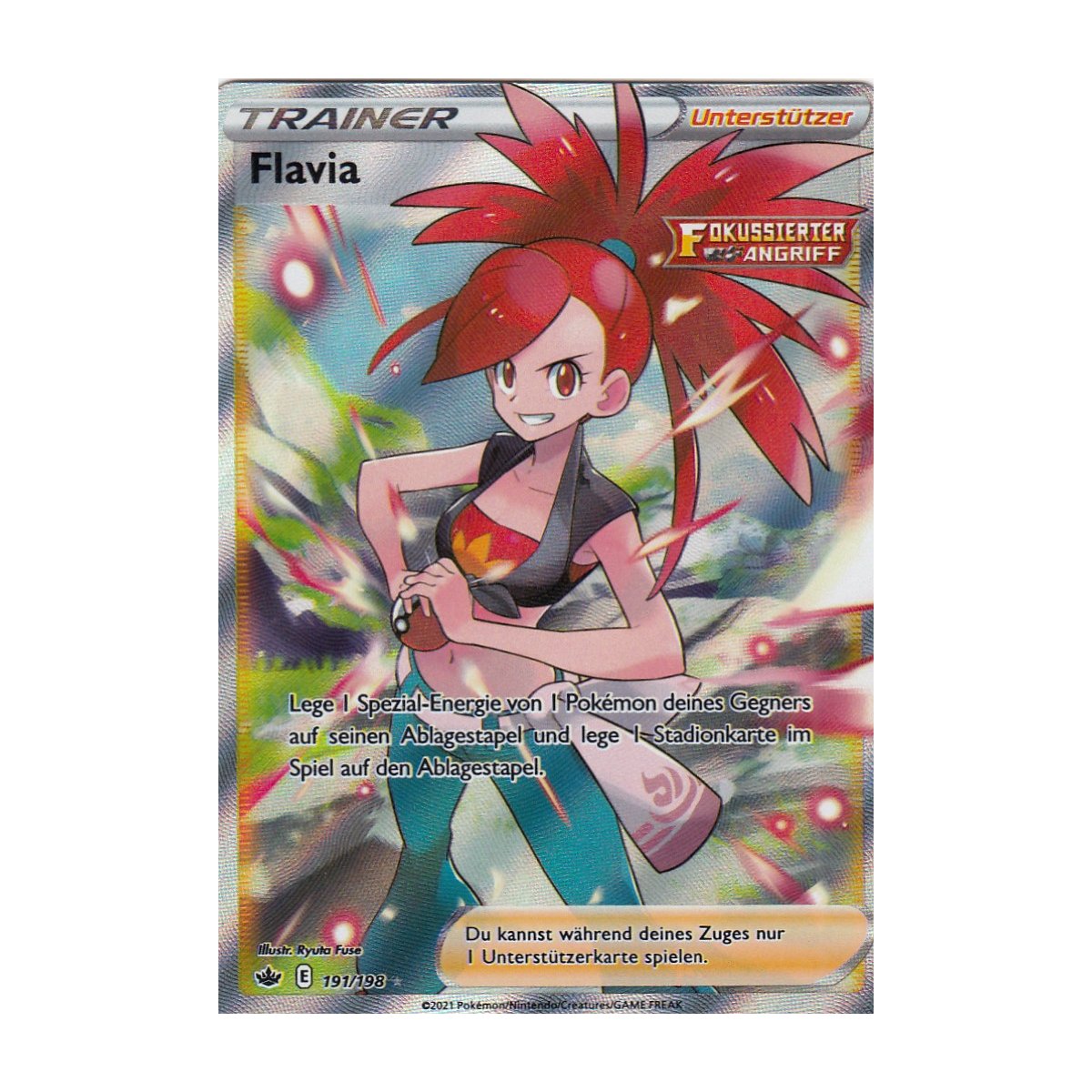 Flavia 191/198 FULLART Schaurige Herrschaft Pokemon Karte kaufen
