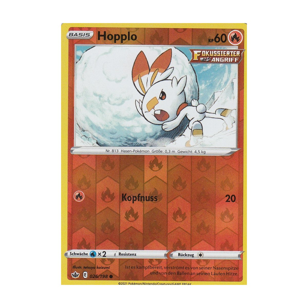 Hopplo 026/198 REVERSE HOLO Schaurige Herrschaft Pokemon Karte kaufen