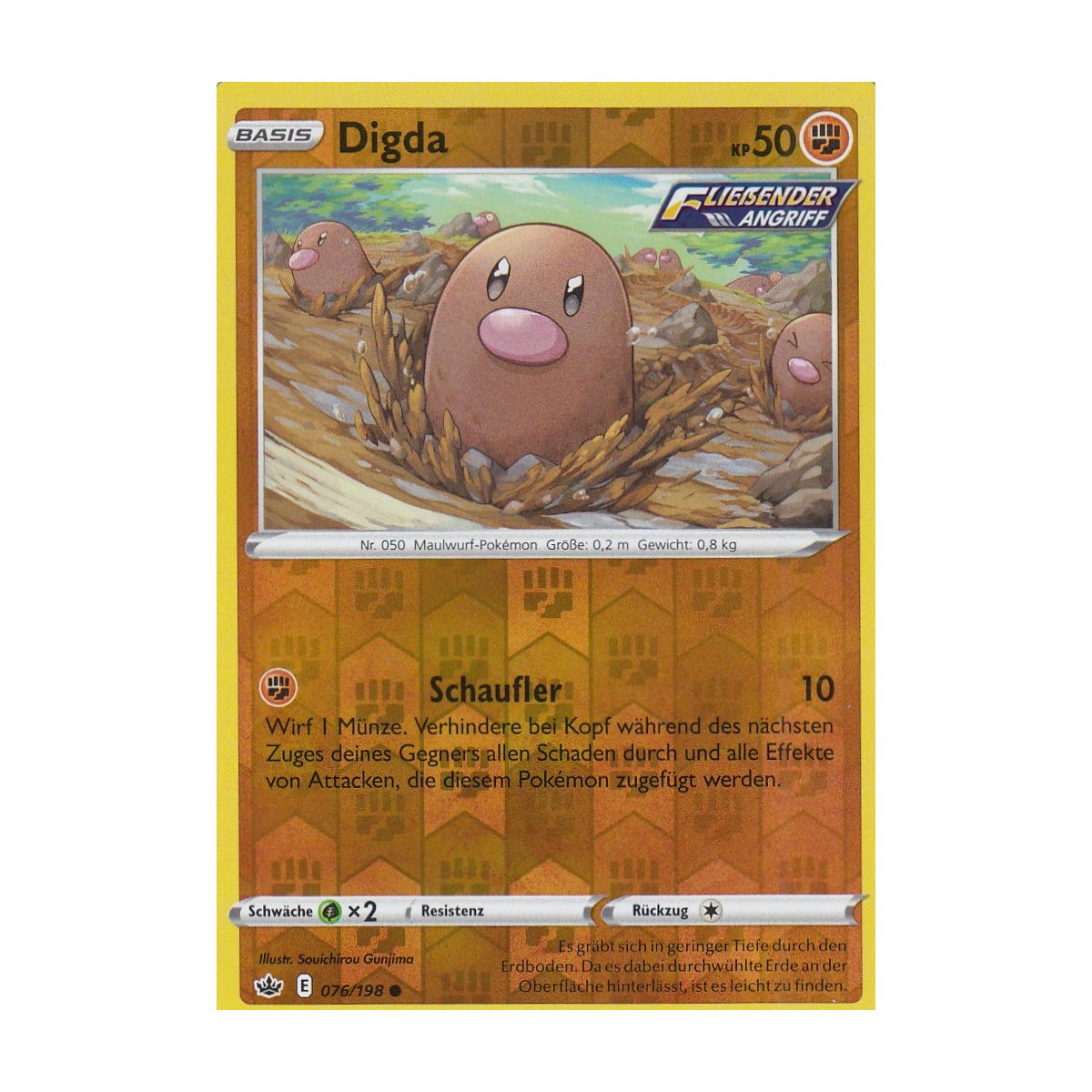 Digda 076/198 REVERSE HOLO Schaurige Herrschaft Pokemon Karte kaufen