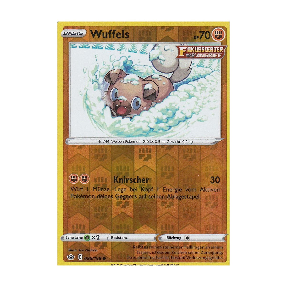 Wuffels 086/198 REVERSE HOLO Schaurige Herrschaft Pokemon Karte kaufen