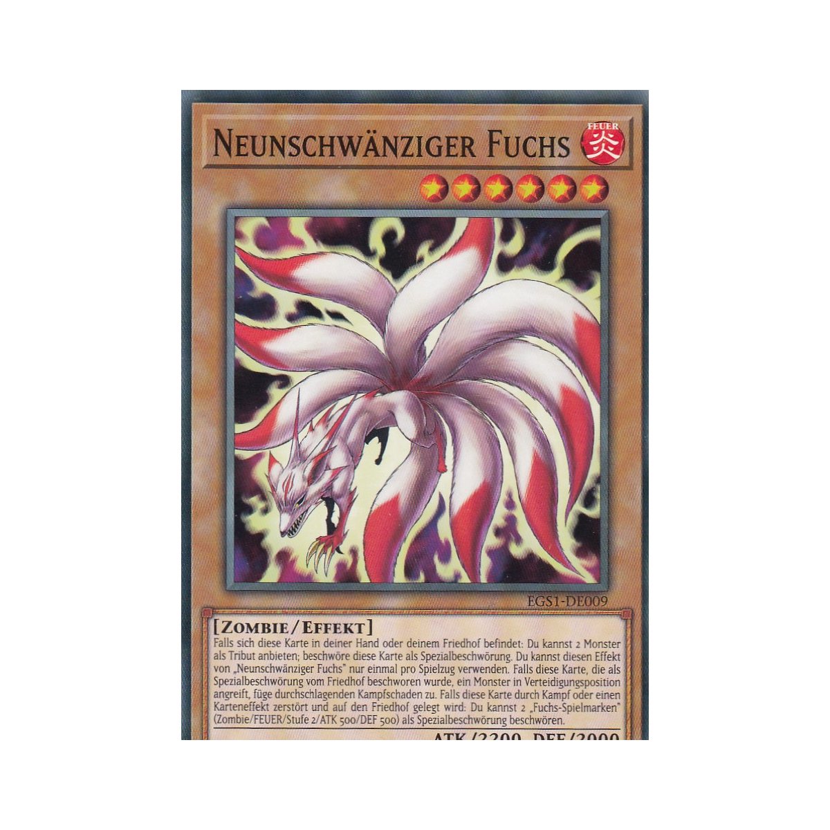 Neunschwänziger Fuchs EGS1-DE009 Egyptian God Deck: Slifer The Sky ...