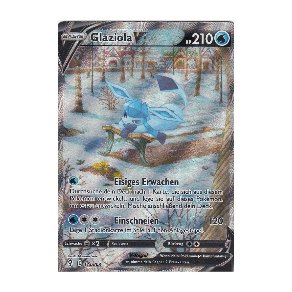 Glaziola-V 175/203 Drachenwandel Pokemon Karte günstig kaufen