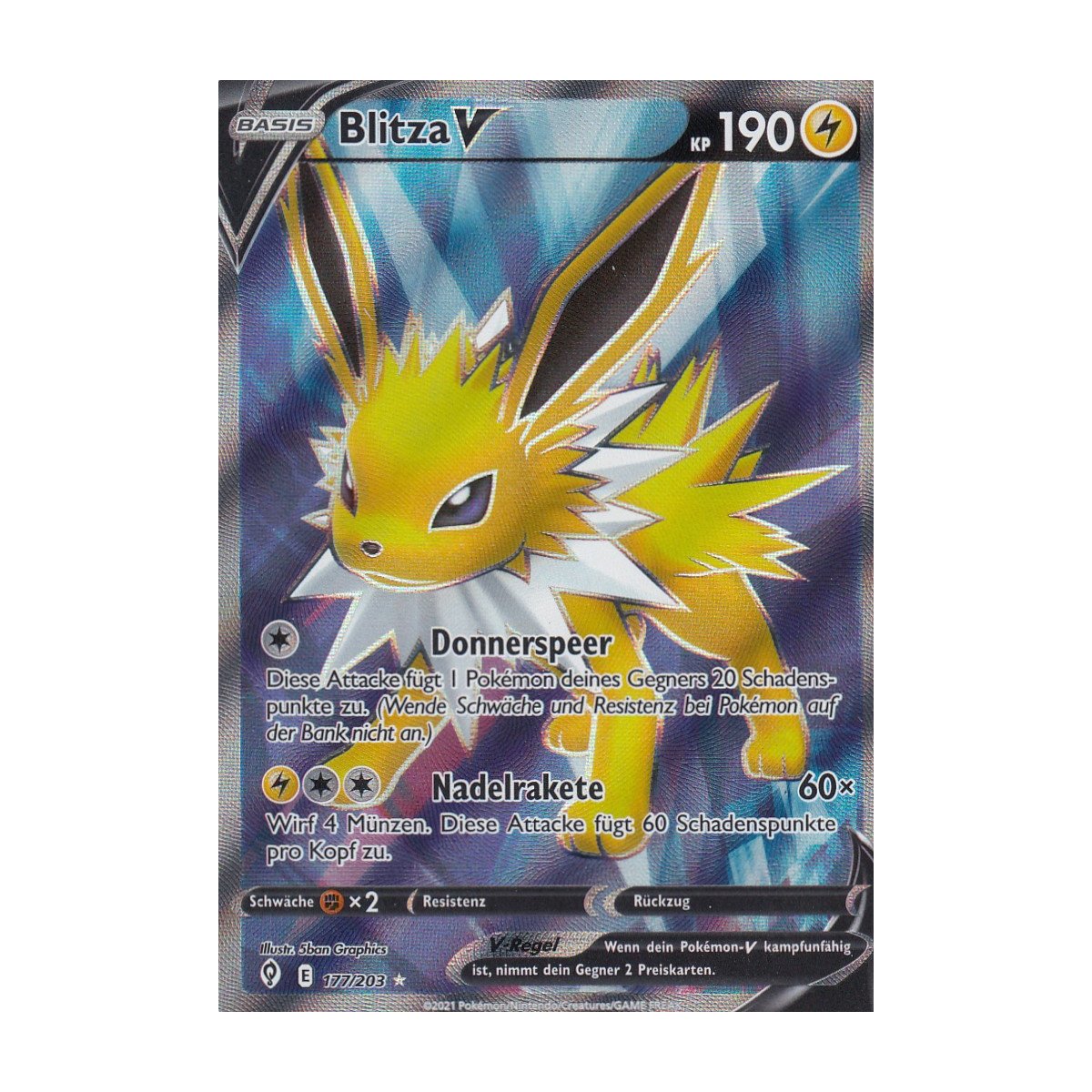 Blitza-V 177/203 Drachenwandel Pokemon Karte günstig kaufen