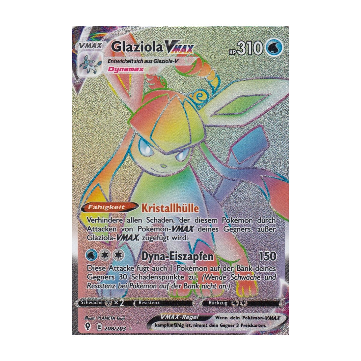 Glaziola-VMAX 208/203 Drachenwandel Pokemon Karte günstig kaufen