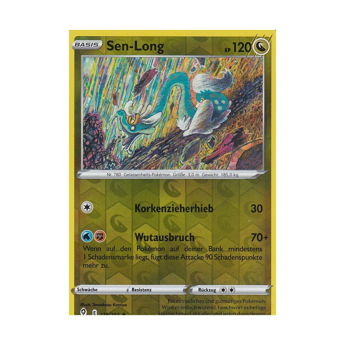 Sen-Long 119/203 REVERSE HOLO Drachenwandel Pokemon Karte kaufen