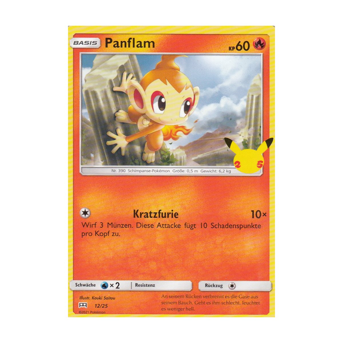 Panflam 12/25 McDonalds2021 Pokemon Karte günstig kaufen