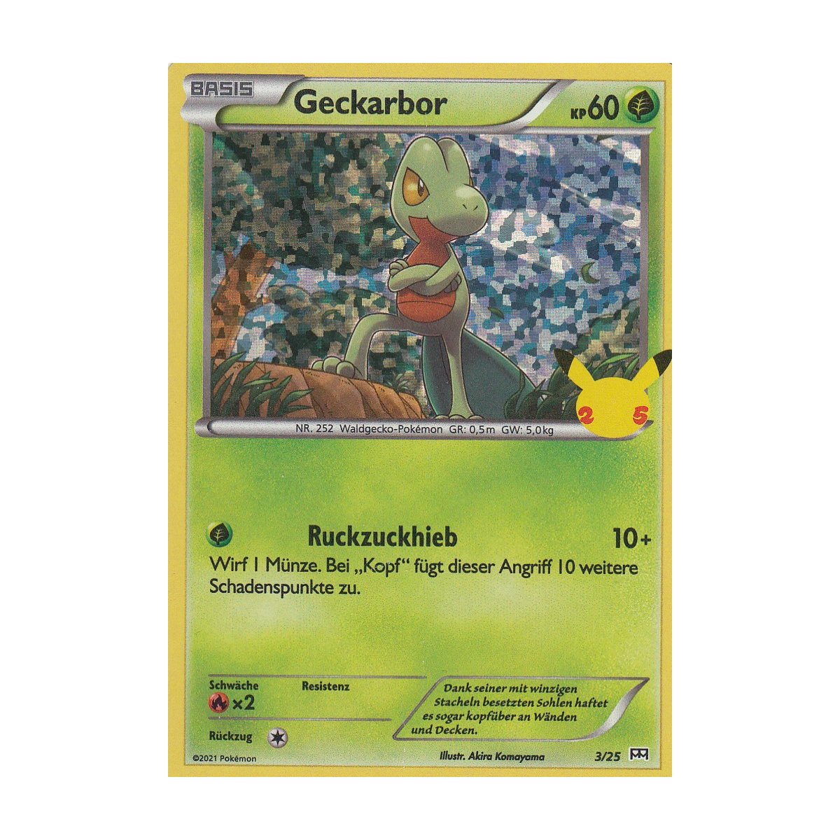 Geckarbor 3a/25 McDonalds2021 Pokemon Karte günstig kaufen