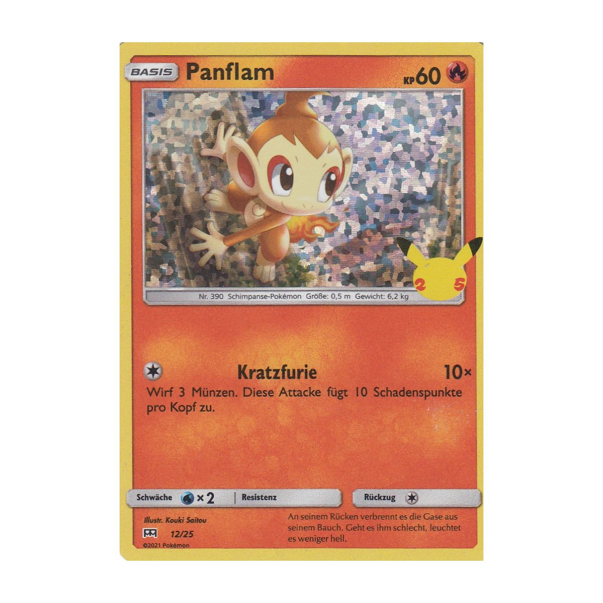 Panflam 12a/25 McDonalds2021 Pokemon Karte günstig kaufen