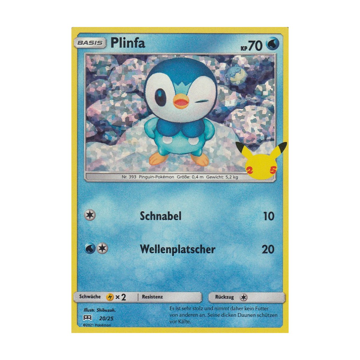 Plinfa 20a/25 McDonalds2021 Pokemon Karte günstig kaufen