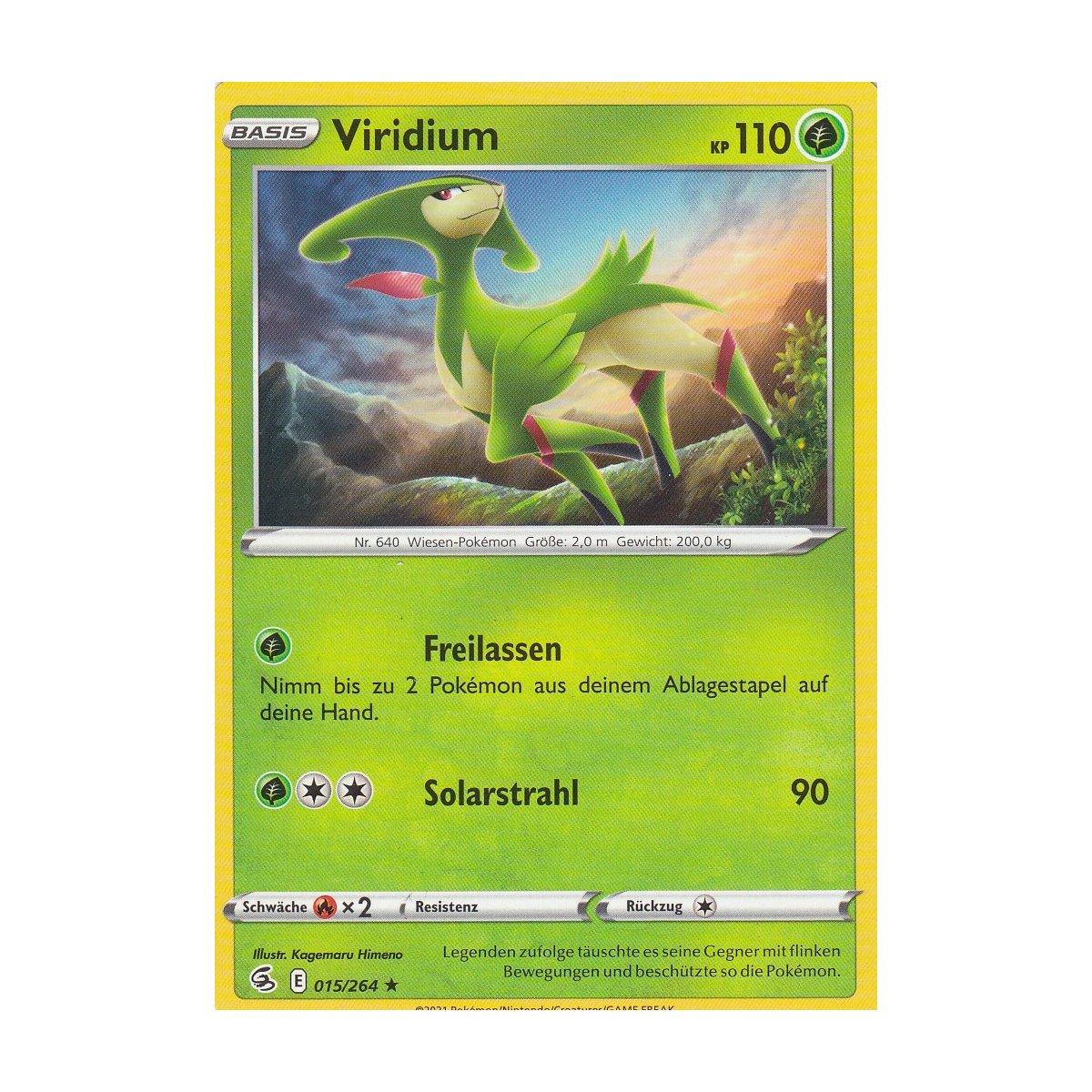 Viridium 015/264 Fusions Angriff Pokemon Karte günstig kaufen