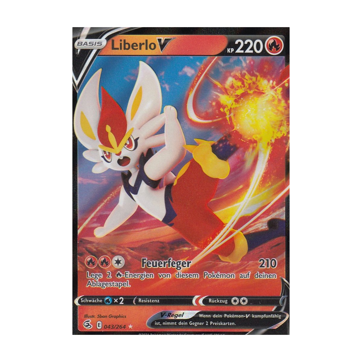 Liberlo-V 043/264 Fusions Angriff Pokemon Karte günstig kaufen