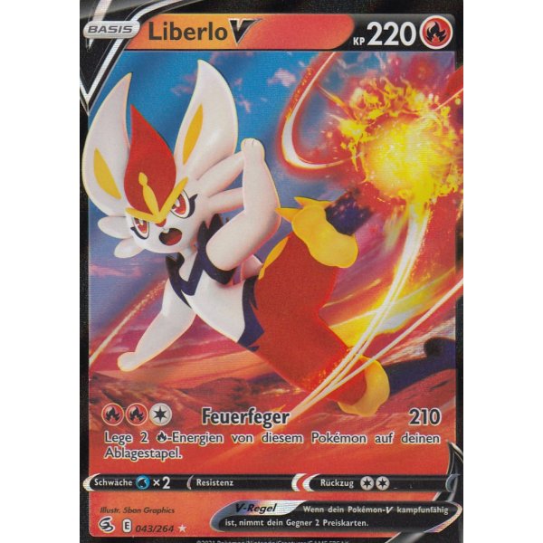 Liberlo-V 043/264 Fusions Angriff Pokemon Karte günstig kaufen