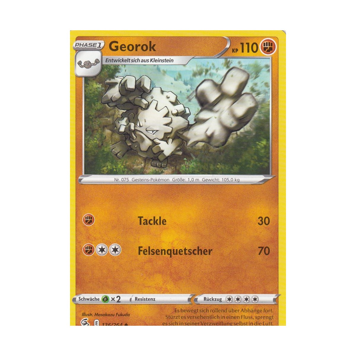 Georok 136/264 Fusions Angriff Pokemon Karte günstig kaufen