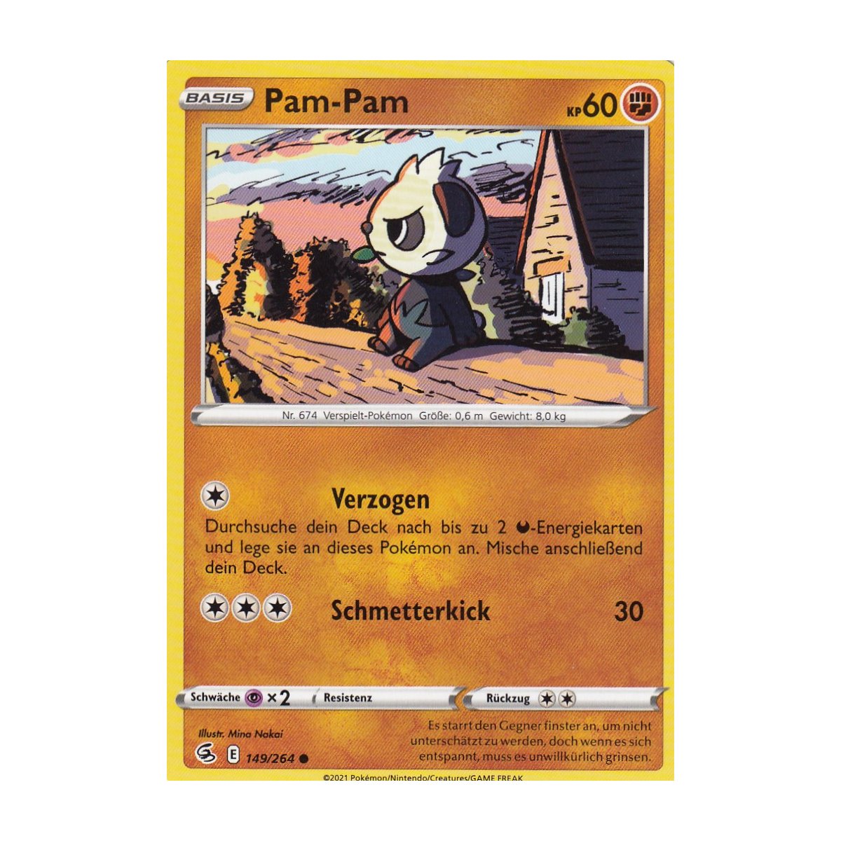 Pam-Pam 149/264 Fusions Angriff Pokemon Karte günstig kaufen