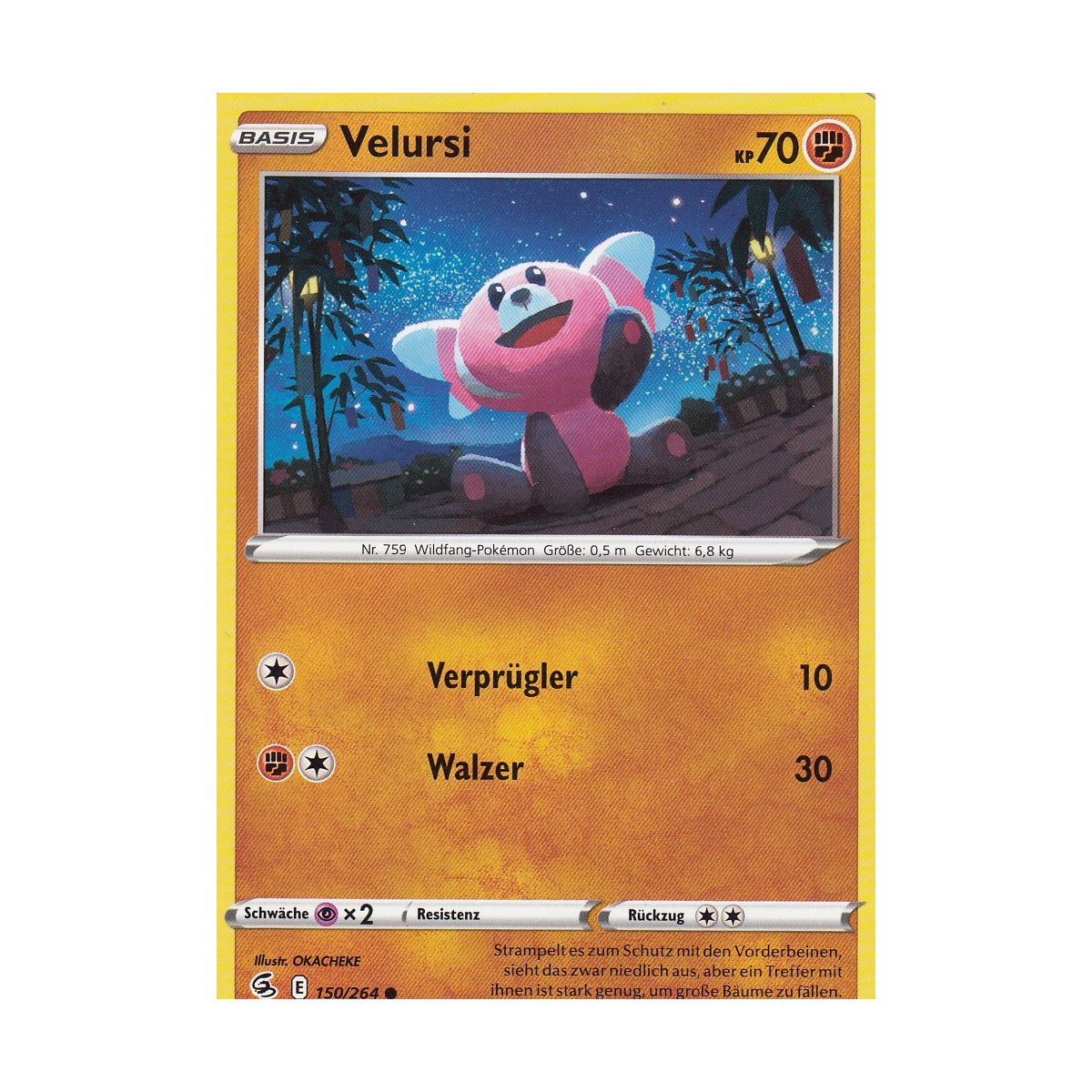 Velursi 150/264 Fusions Angriff Pokemon Karte günstig kaufen
