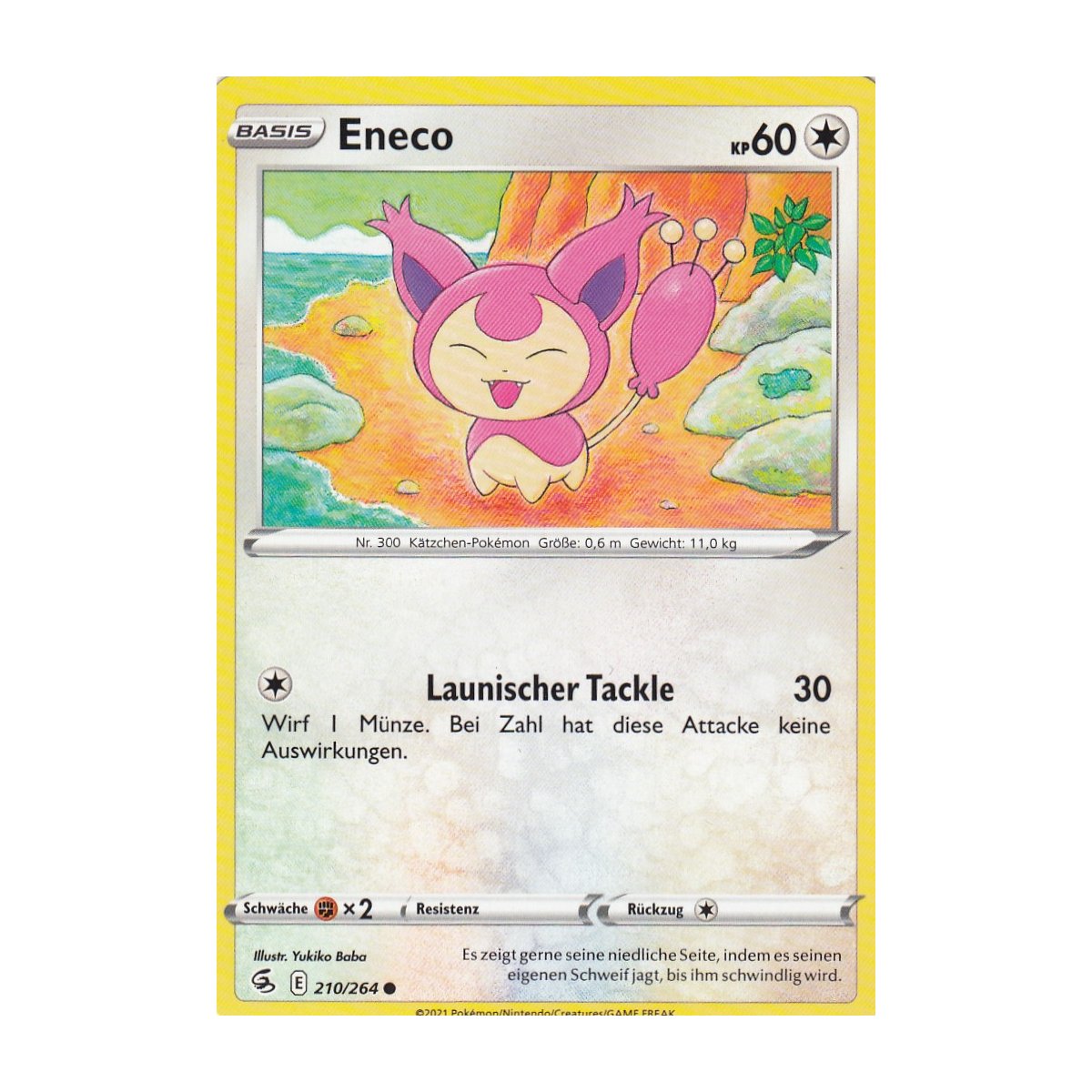 Eneco 210/264 Fusions Angriff Pokemon Karte günstig kaufen