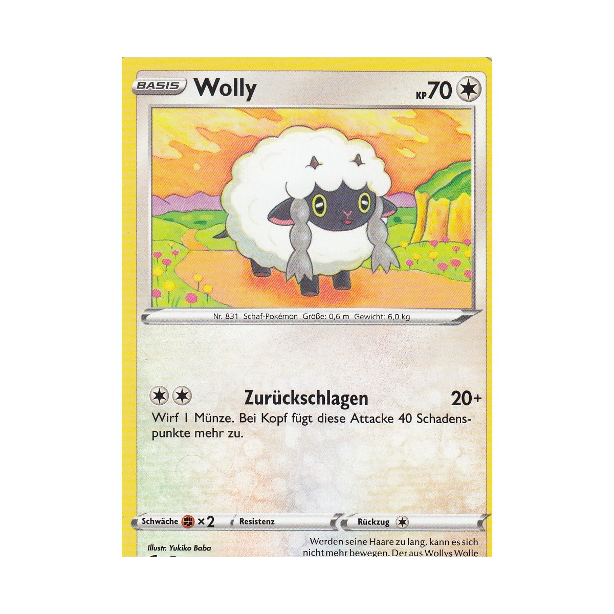 Wolly 222/264 Fusions Angriff Pokemon Karte günstig kaufen