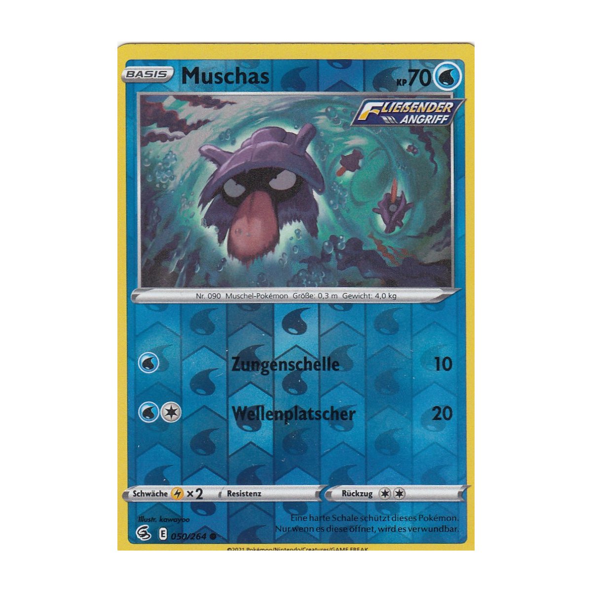 Muschas 050/264 REVERSE HOLO Fusions Angriff Pokemon Karte kaufen