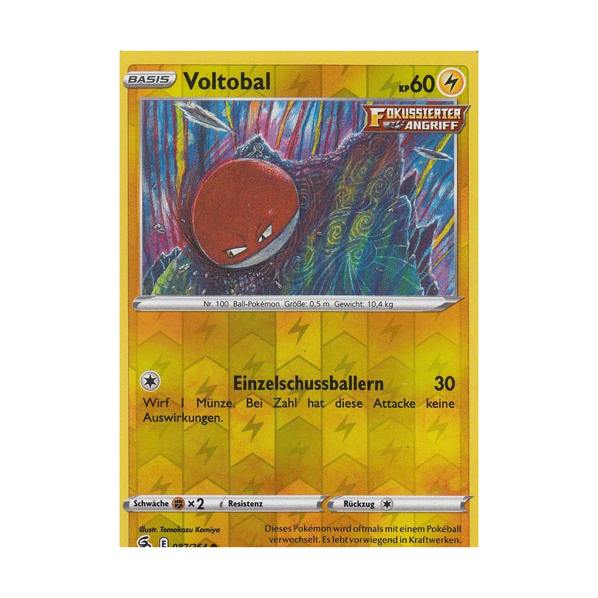 Voltobal 087/264 REVERSE HOLO Fusions Angriff Pokemon Karte kaufen