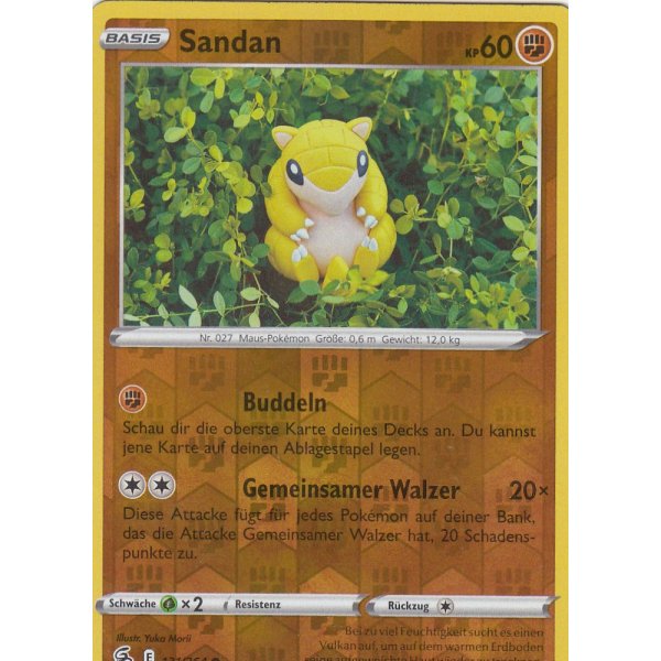 Sandan 131/264 REVERSE HOLO Fusions Angriff Pokemon Karte kaufen