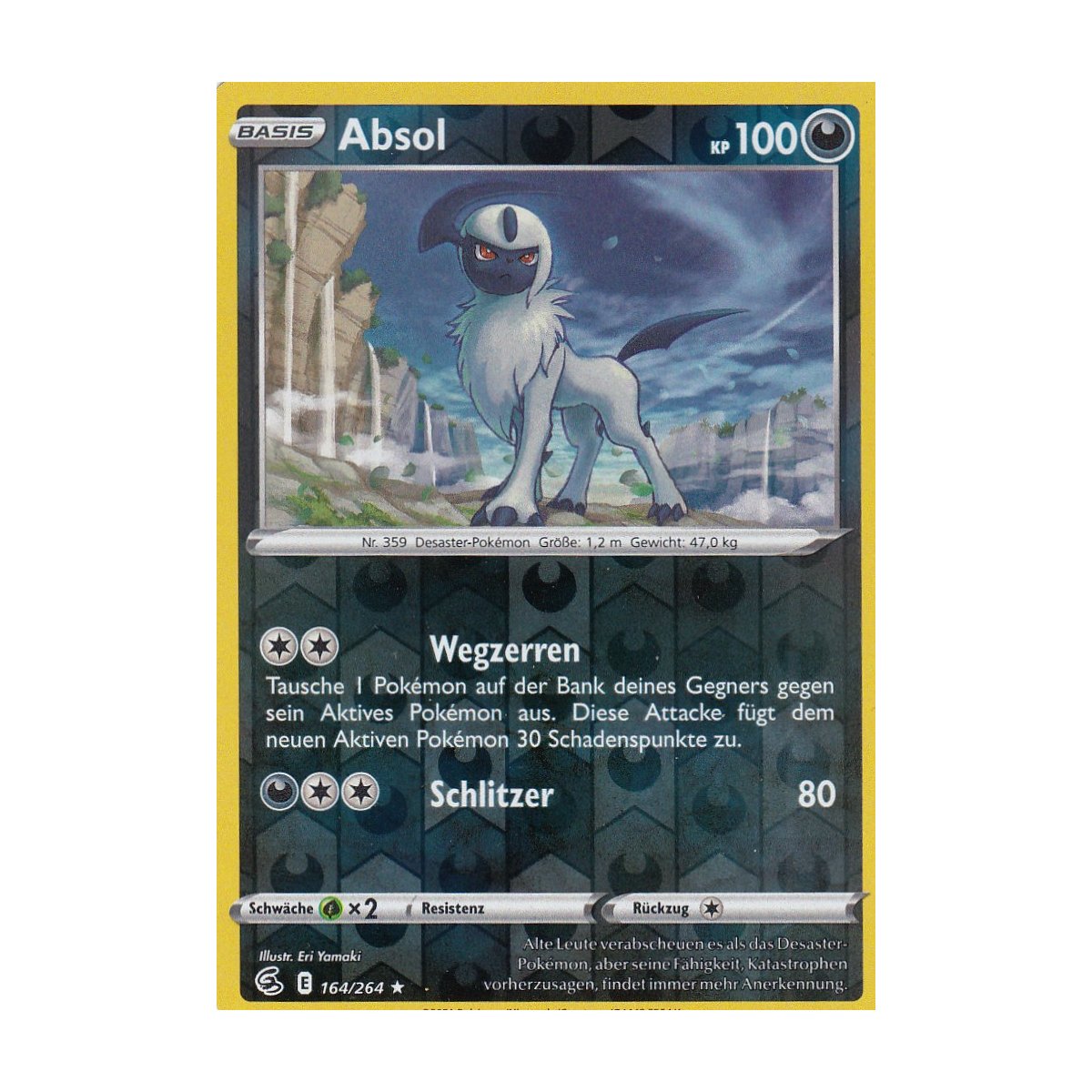 Absol 164/264 REVERSE HOLO Fusions Angriff Pokemon Karte kaufen