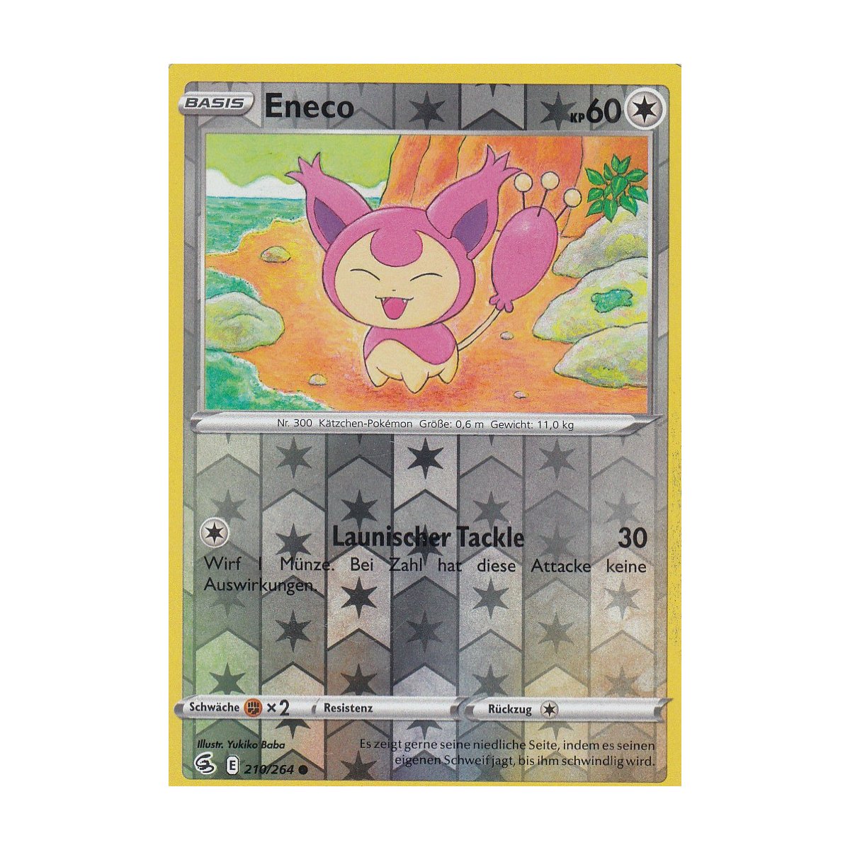 Eneco 210/264 REVERSE HOLO Fusions Angriff Pokemon Karte kaufen