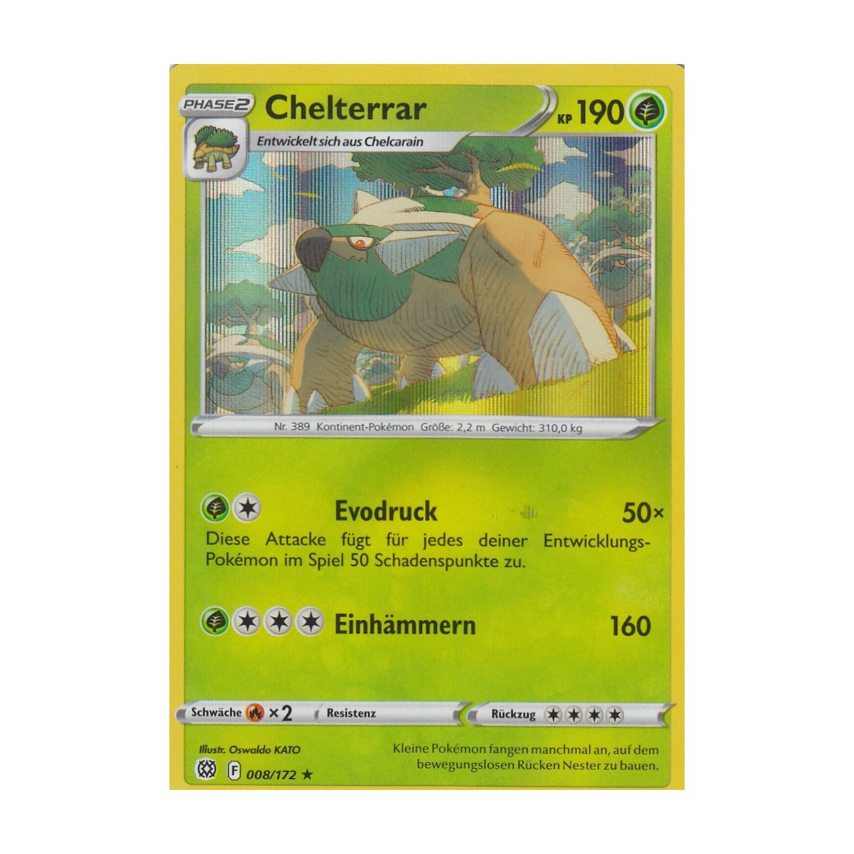 Chelterrar 008/172 HOLO Strahlende Sterne Pokemon Karte kaufen