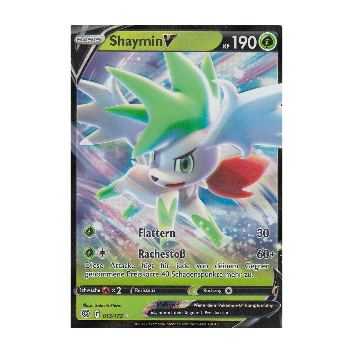 Shaymin-V 013/172 Strahlende Sterne Pokemon Karte günstig kaufen