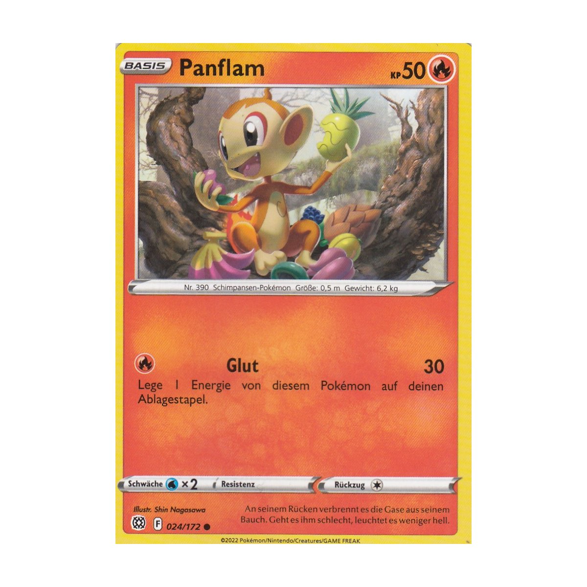 Panflam 024/172 Strahlende Sterne Pokemon Karte günstig kaufen