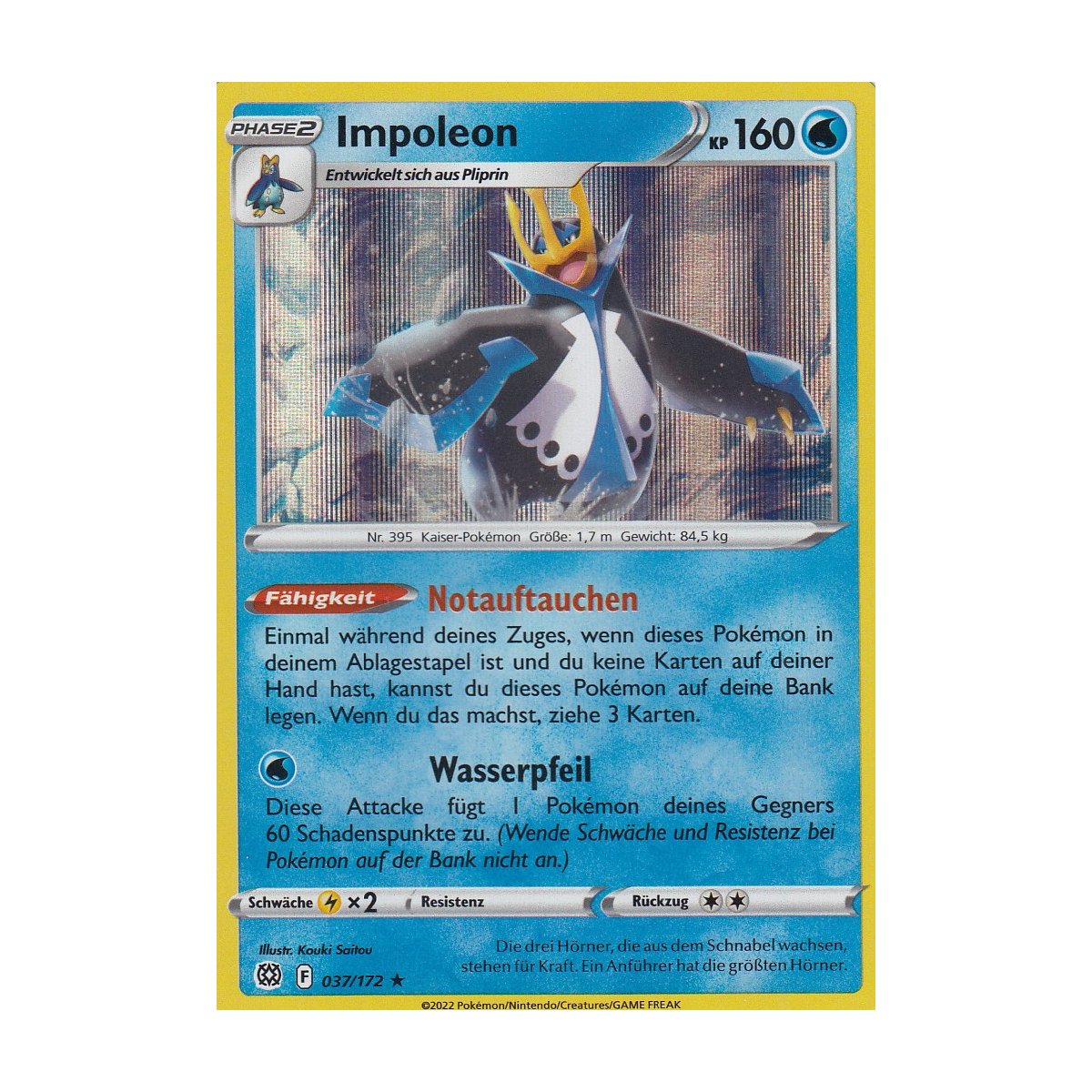 Impoleon 037/172 HOLO Strahlende Sterne Pokemon Karte kaufen
