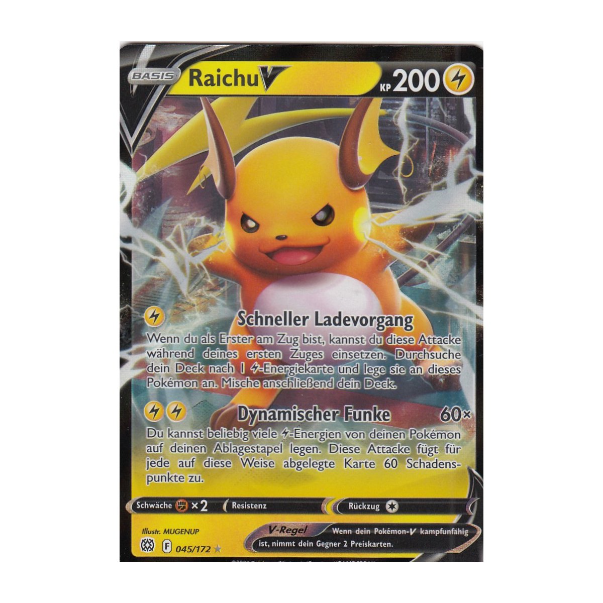Raichu-V 045/172 Strahlende Sterne Pokemon Karte günstig kaufen