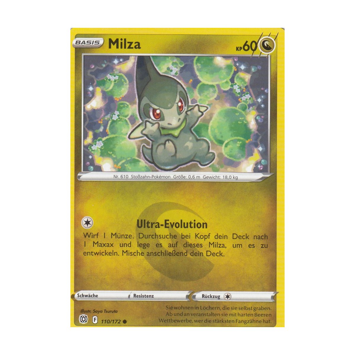 Milza 110/172 Strahlende Sterne Pokemon Karte günstig kaufen