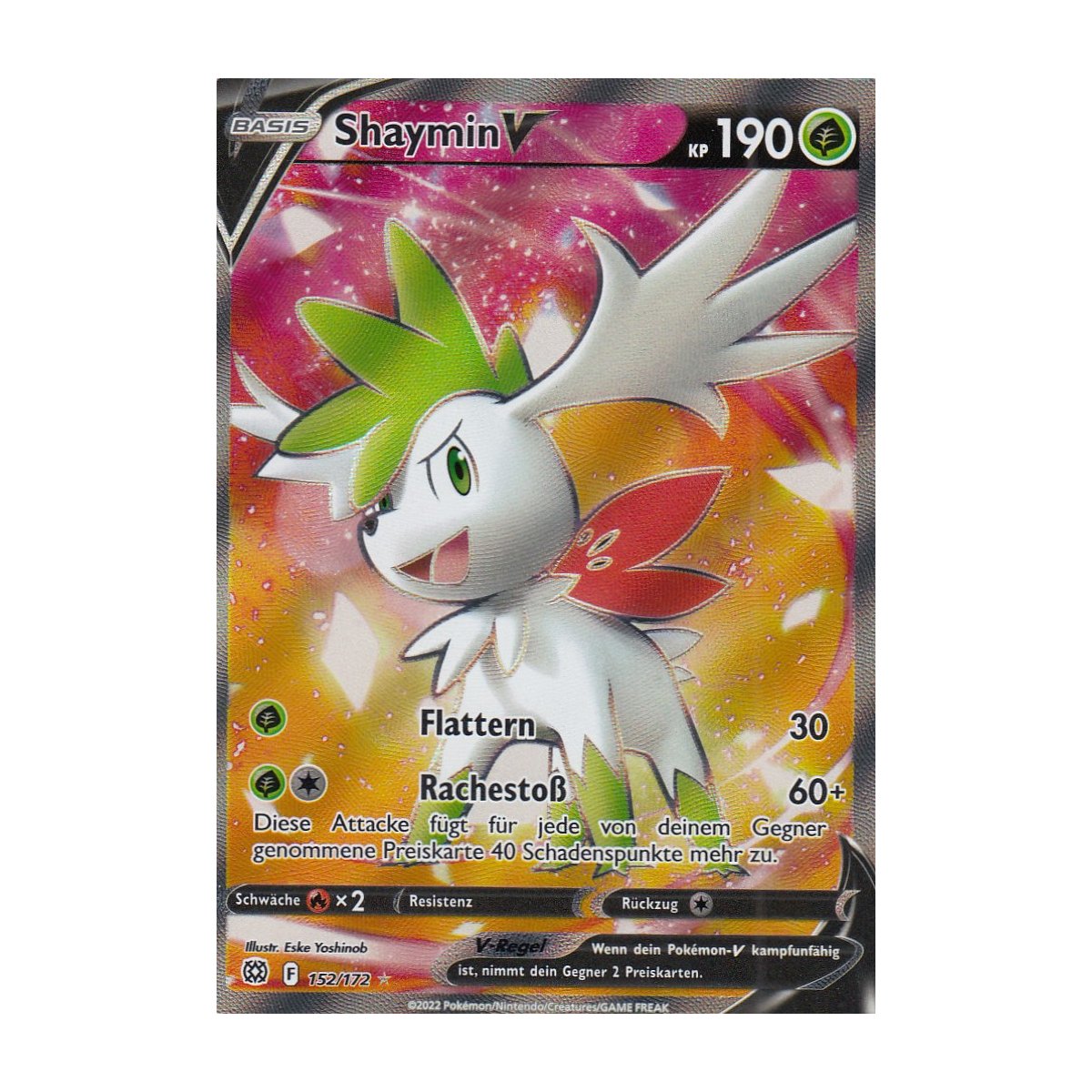 Shaymin-V 152/172 Strahlende Sterne Pokemon Karte günstig kaufen