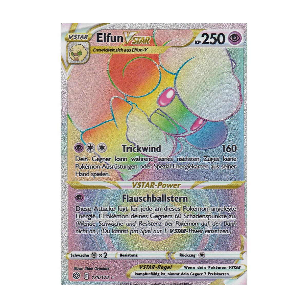 Elfun-VSTAR 175/172 RAINBOW Strahlende Sterne Pokemon Karte kaufen