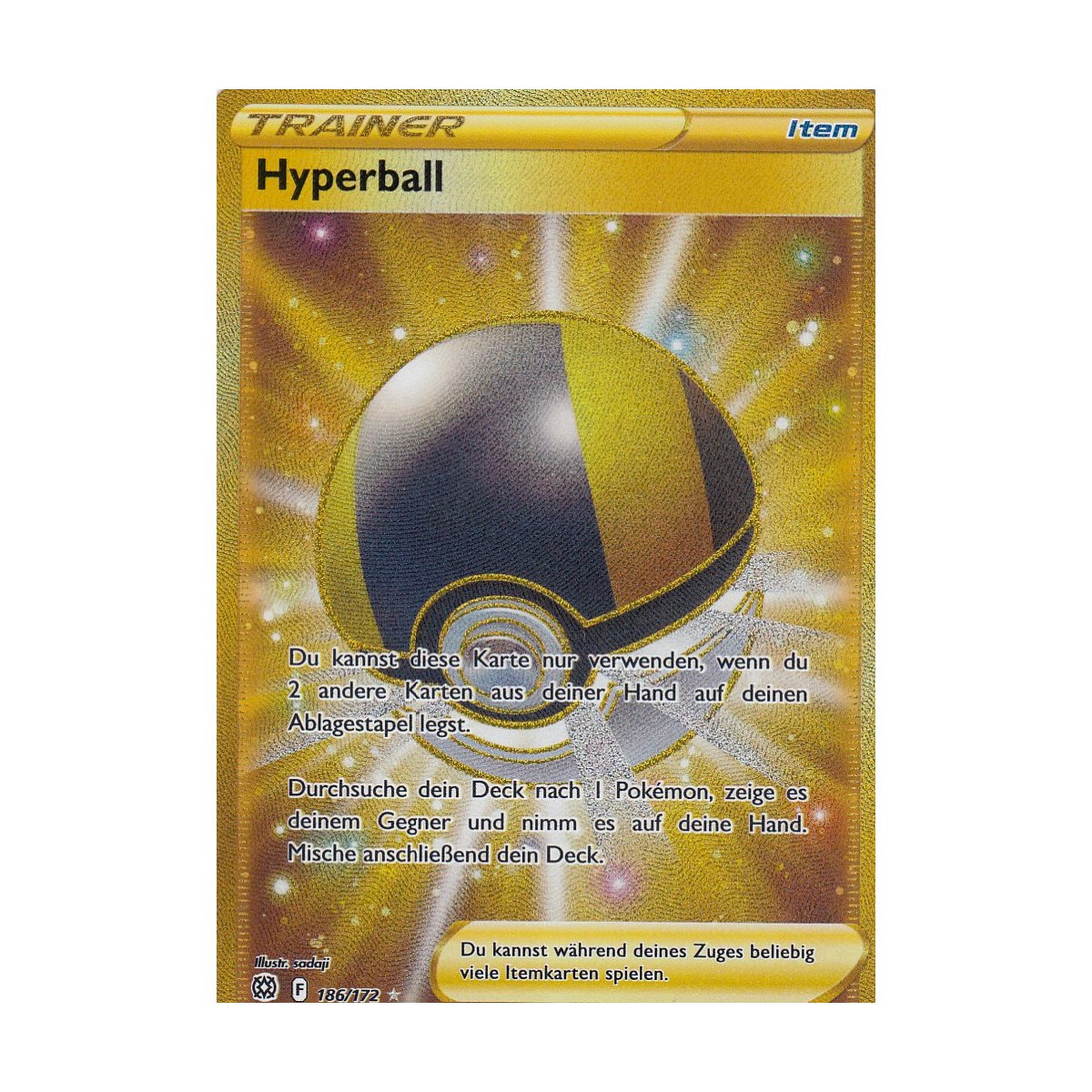 Hyperball 186/172 Strahlende Sterne Pokemon Karte günstig kaufen