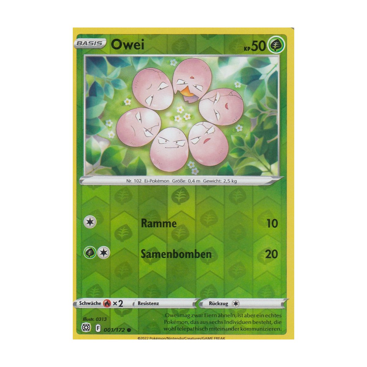 Owei 001/172 REVERSE HOLO Strahlende Sterne Pokemon Karte kaufen