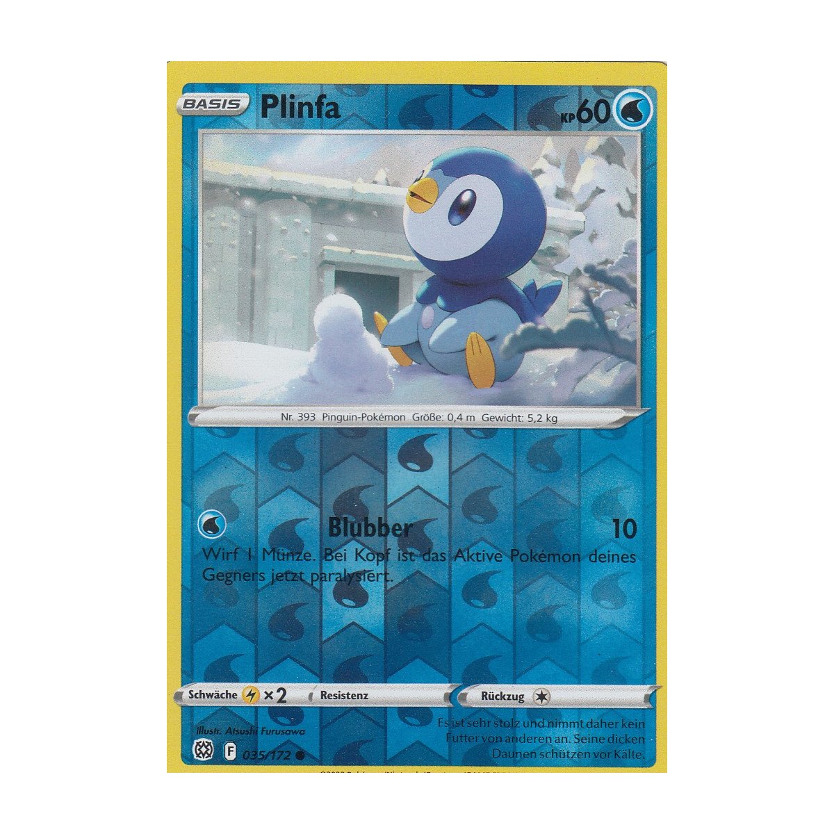 Plinfa 035/172 REVERSE HOLO Strahlende Sterne Pokemon Karte kaufen