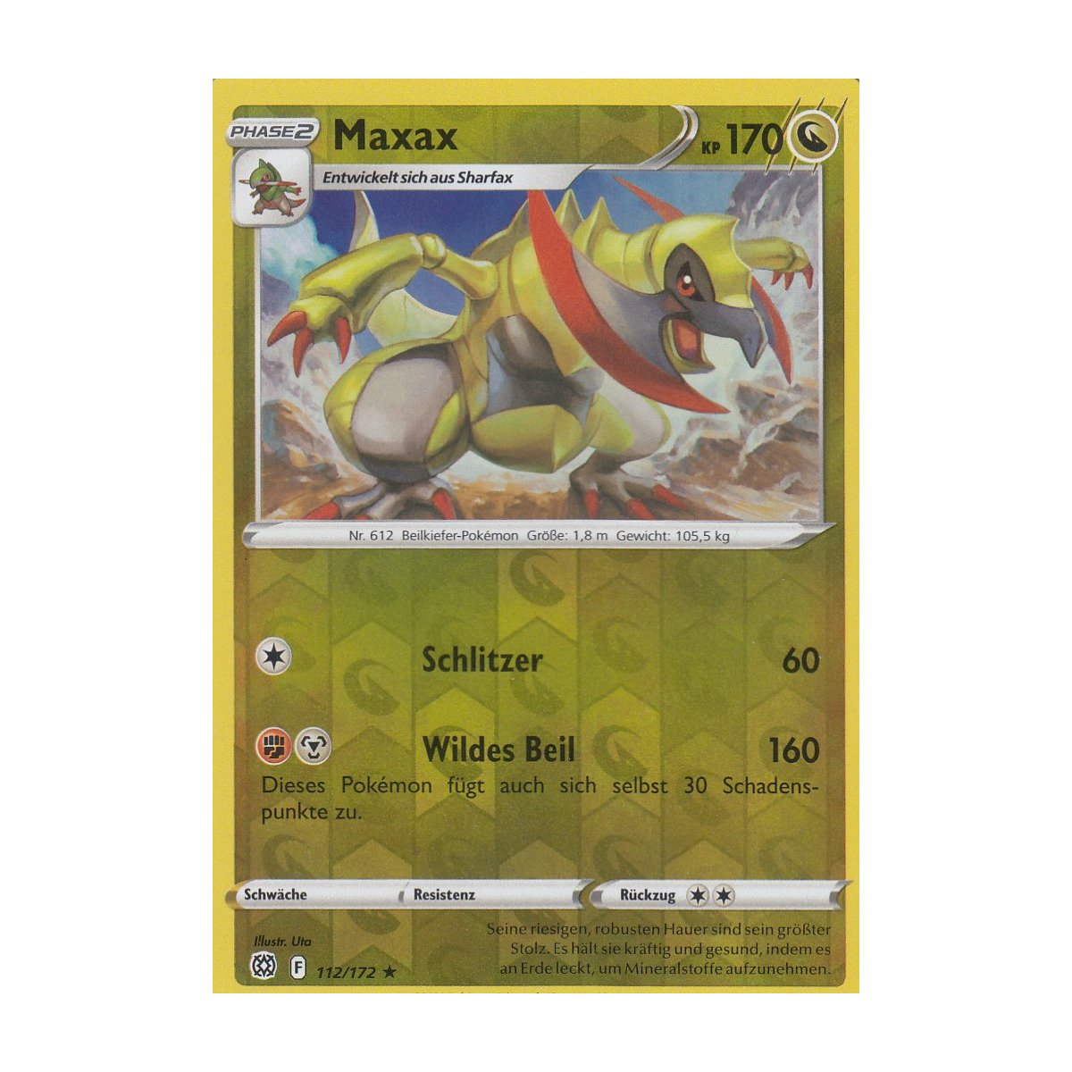 Maxax 112/172 REVERSE HOLO Strahlende Sterne Pokemon Karte kaufen