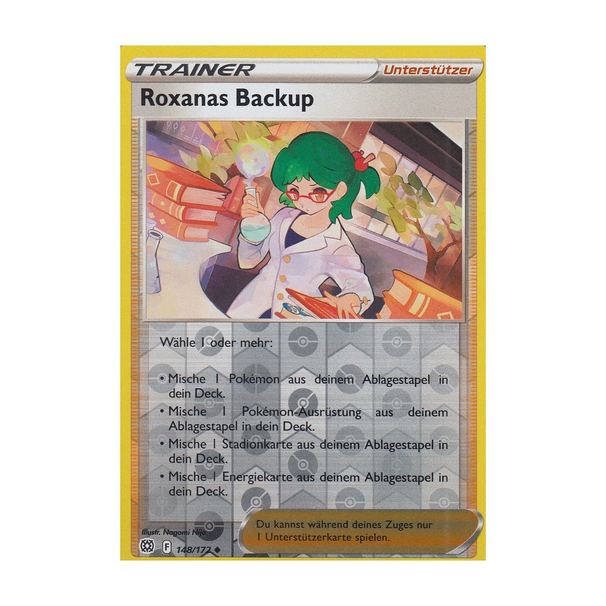 Roxanas Backup 148/172 REVERSE HOLO Strahlende Sterne Pokemon Karte kaufen