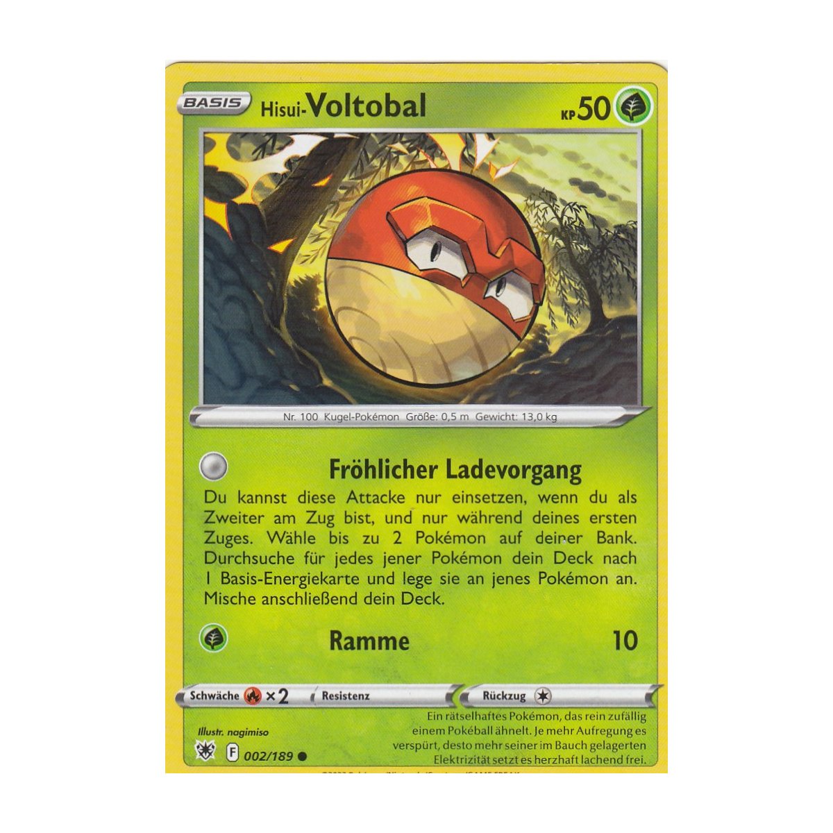 Hisui-Voltobal 002/189 Astralglanz Pokemon Karte günstig kaufen