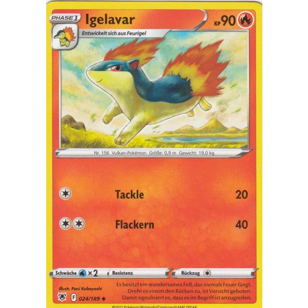 Igelavar 024/189 Astralglanz Pokemon Karte günstig kaufen