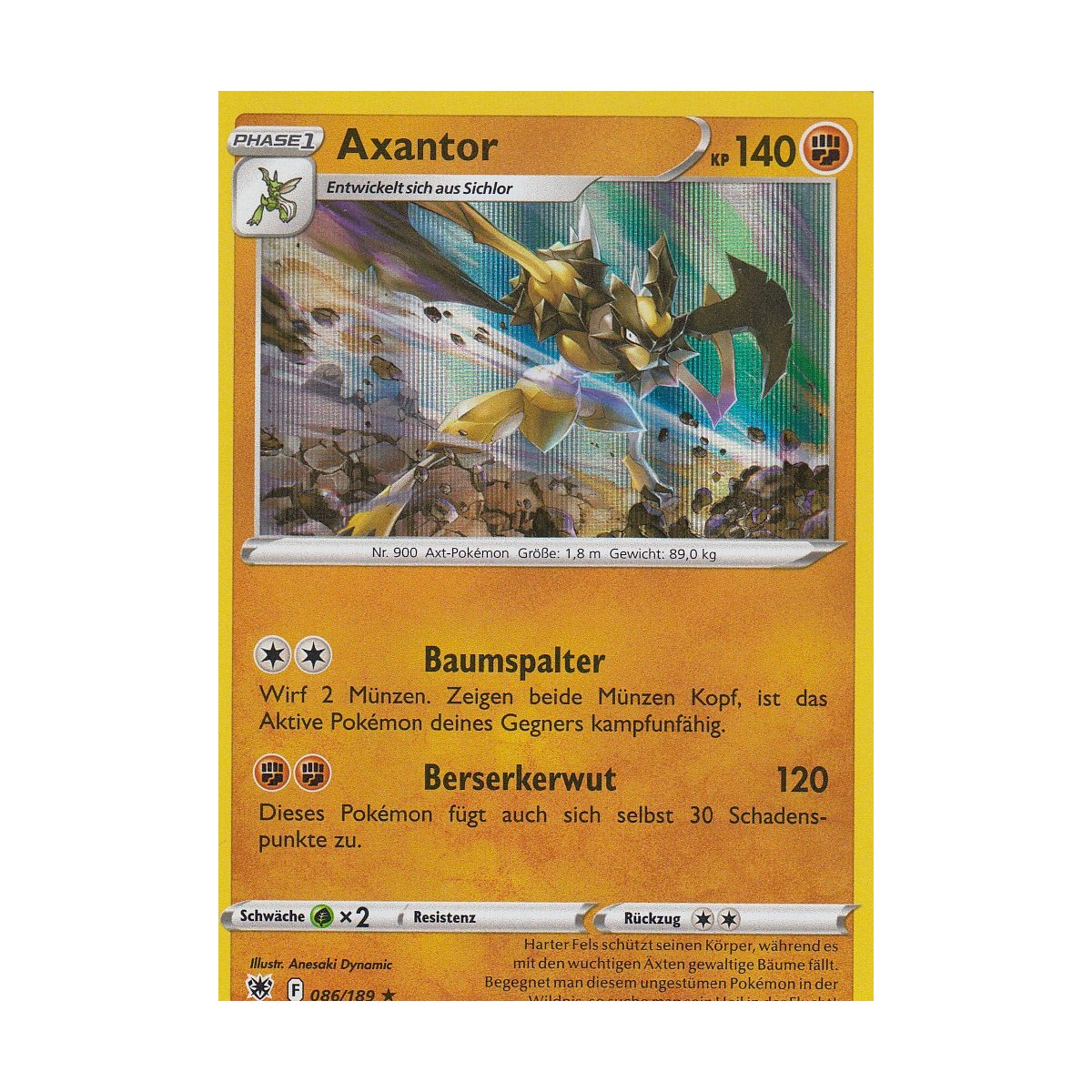 Axantor 086/189 HOLO Astralglanz Pokemon Karte günstig kaufen
