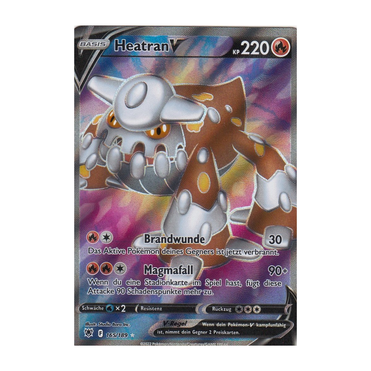 Heatran-V 165/189 Astralglanz Pokemon Karte günstig kaufen