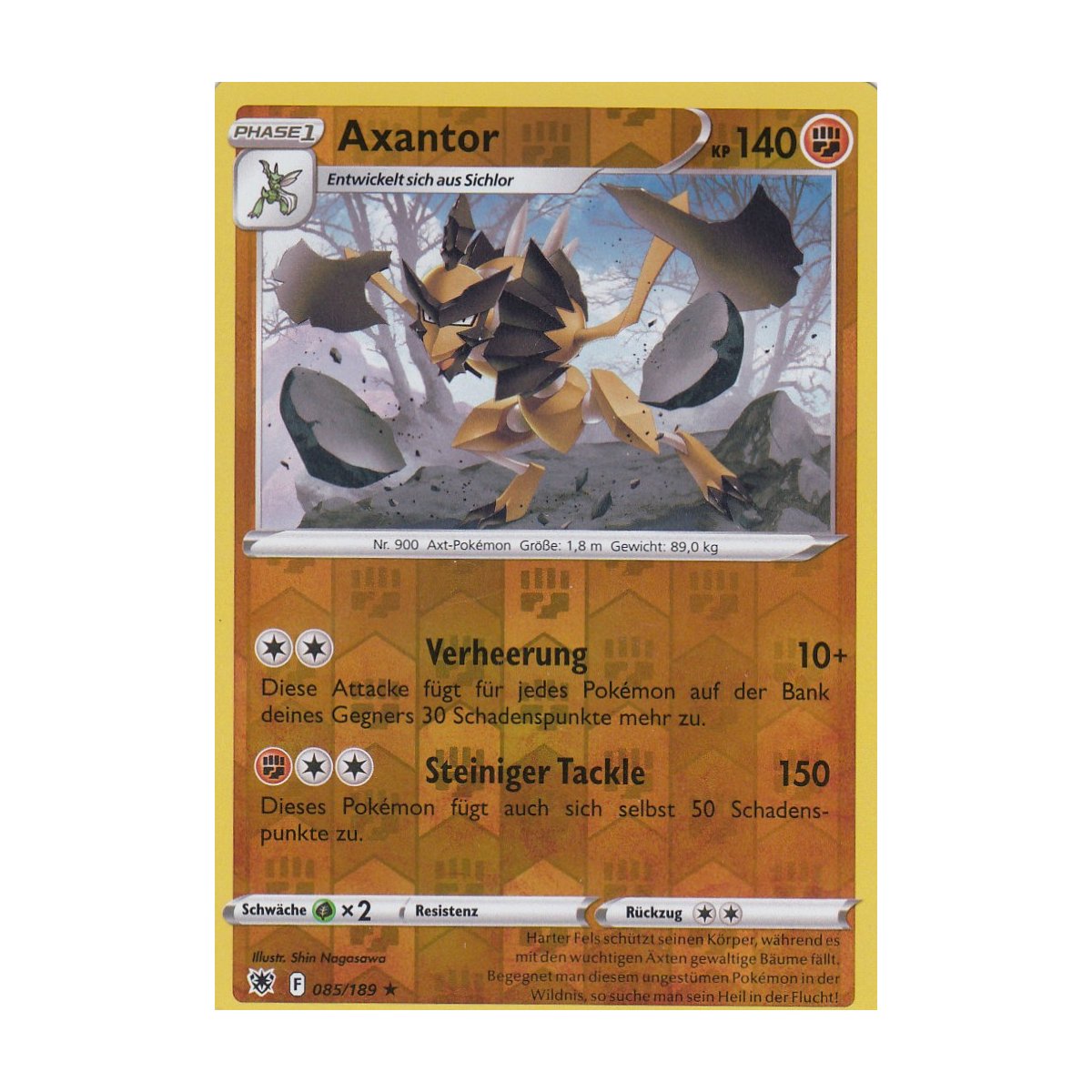Axantor 085/189 REVERSE HOLO Astralglanz Pokemon Karte kaufen