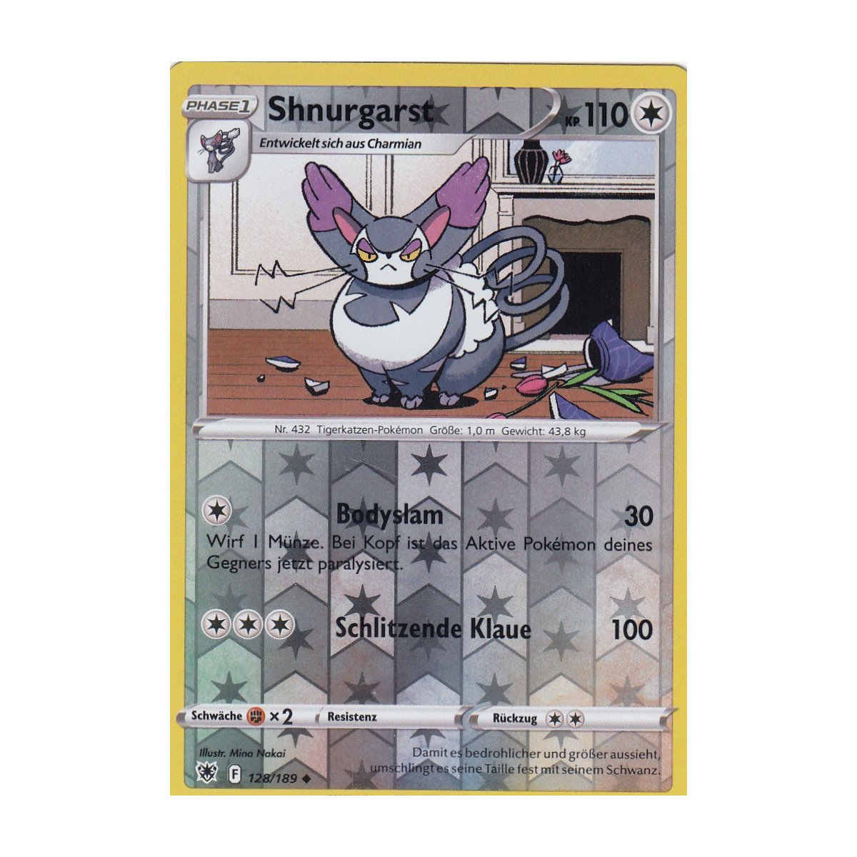 Shnurgarst 128/189 REVERSE HOLO Astralglanz Pokemon Karte kaufen