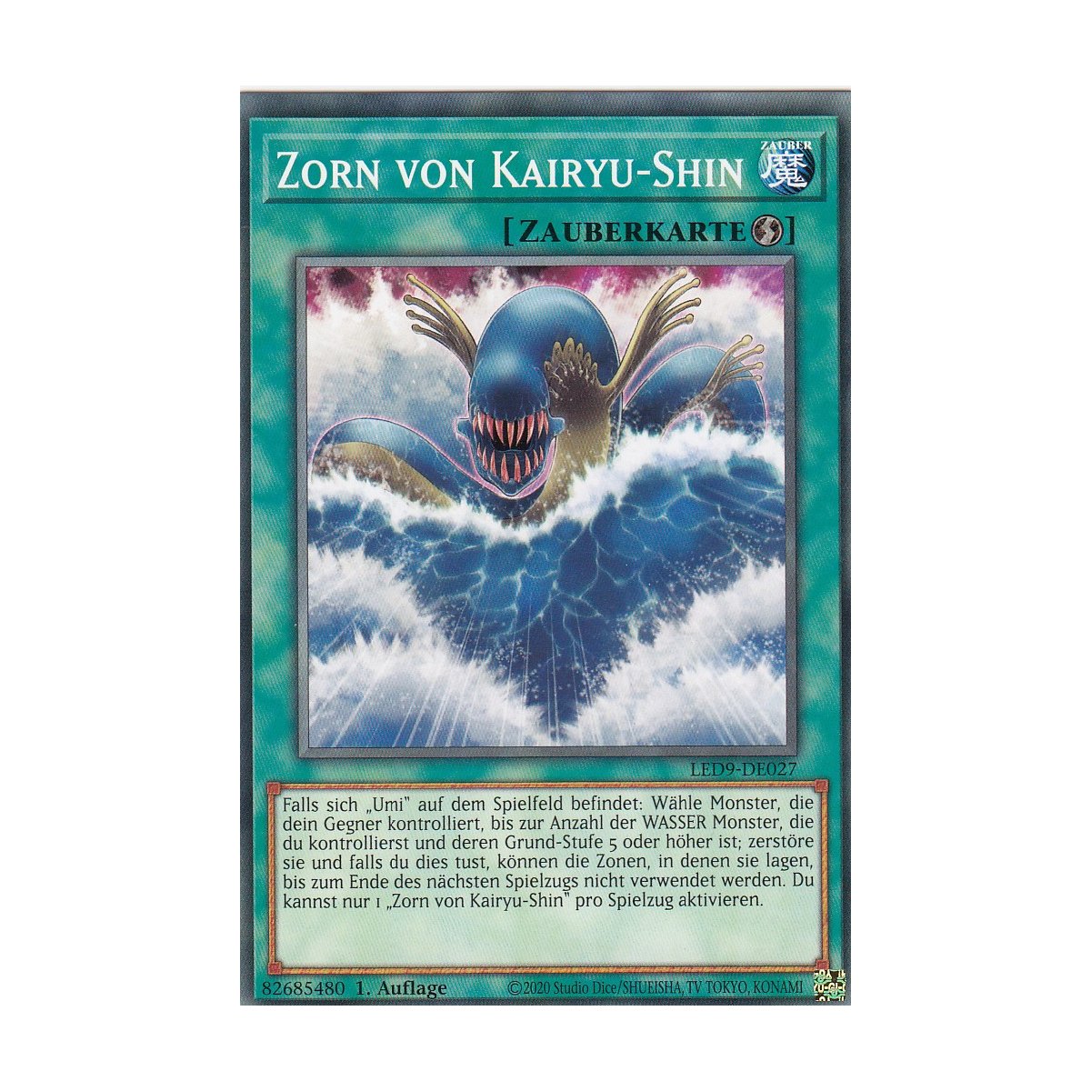 Zorn von Kairyu-Shin LED9-DE027 Legendary Duelists: Duels From the Deep ...