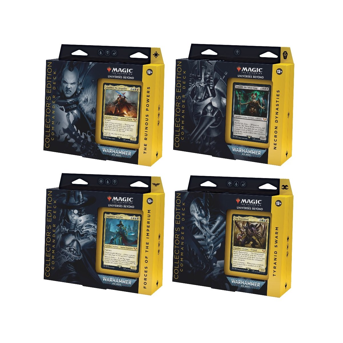 Warhammer 40K alle 4 Premium Commander Decks (englisch) Magic the ...